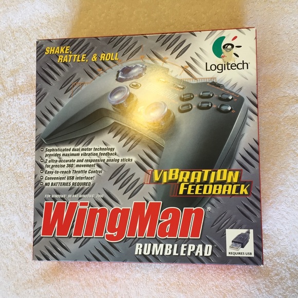 Logitech | Video Games & Consoles | Vintage Logitech Wingman Rumblepad ...